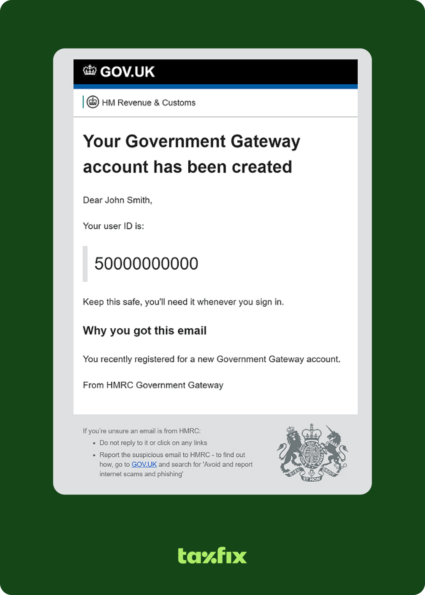 How do I find my Government Gateway User ID? – Taxfix (formerly TaxScouts)