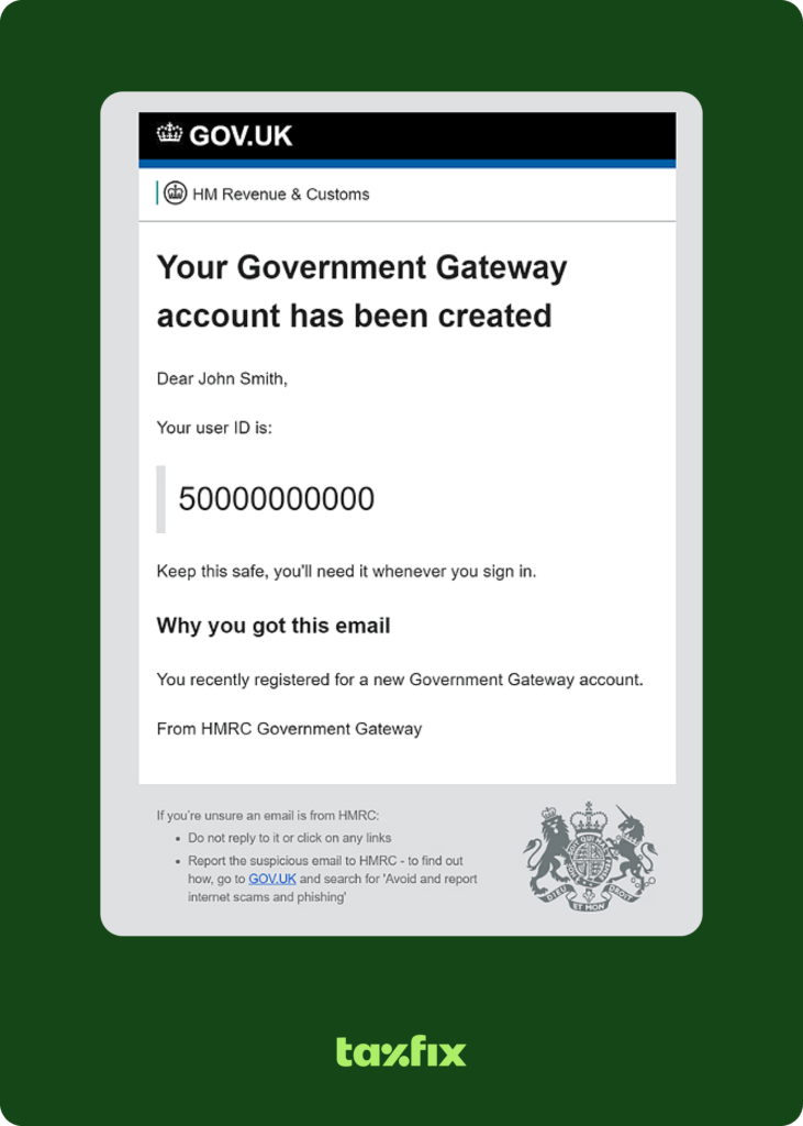 How do I find my Government Gateway User ID? – Taxfix (formerly TaxScouts)
